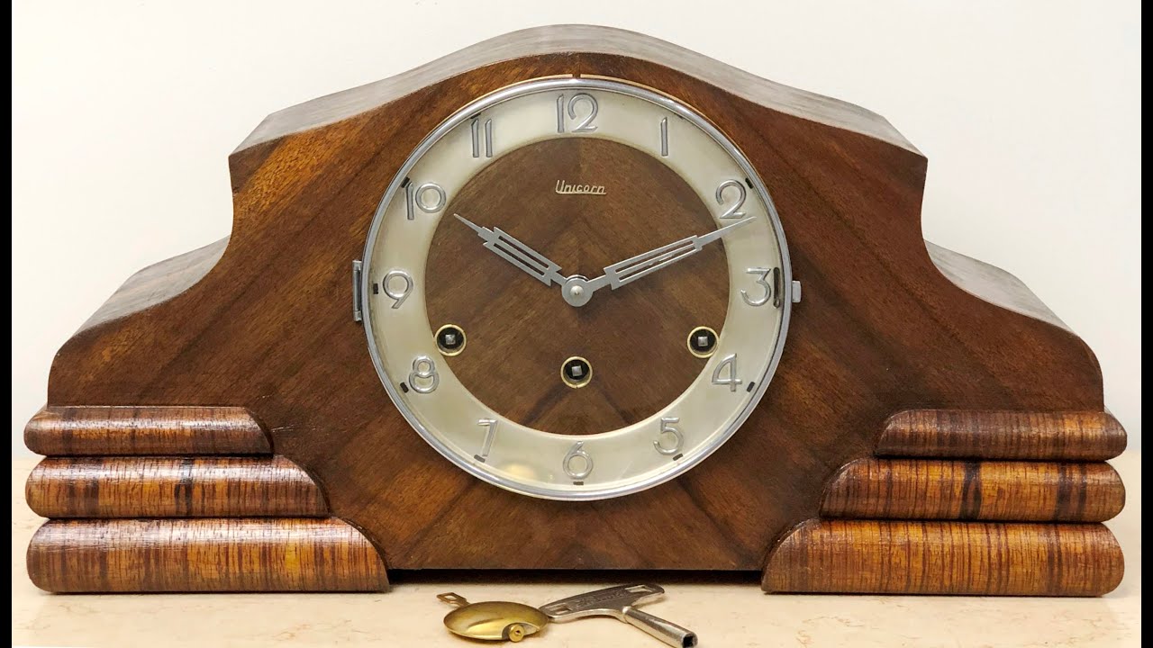 Vintage FHS Unicorn Westminster Chime Mantel Clock | Item# 2090 ...