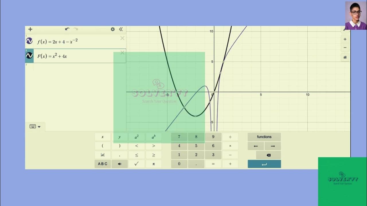 [Math] Find the most general antiderivative of the function. (Check ...