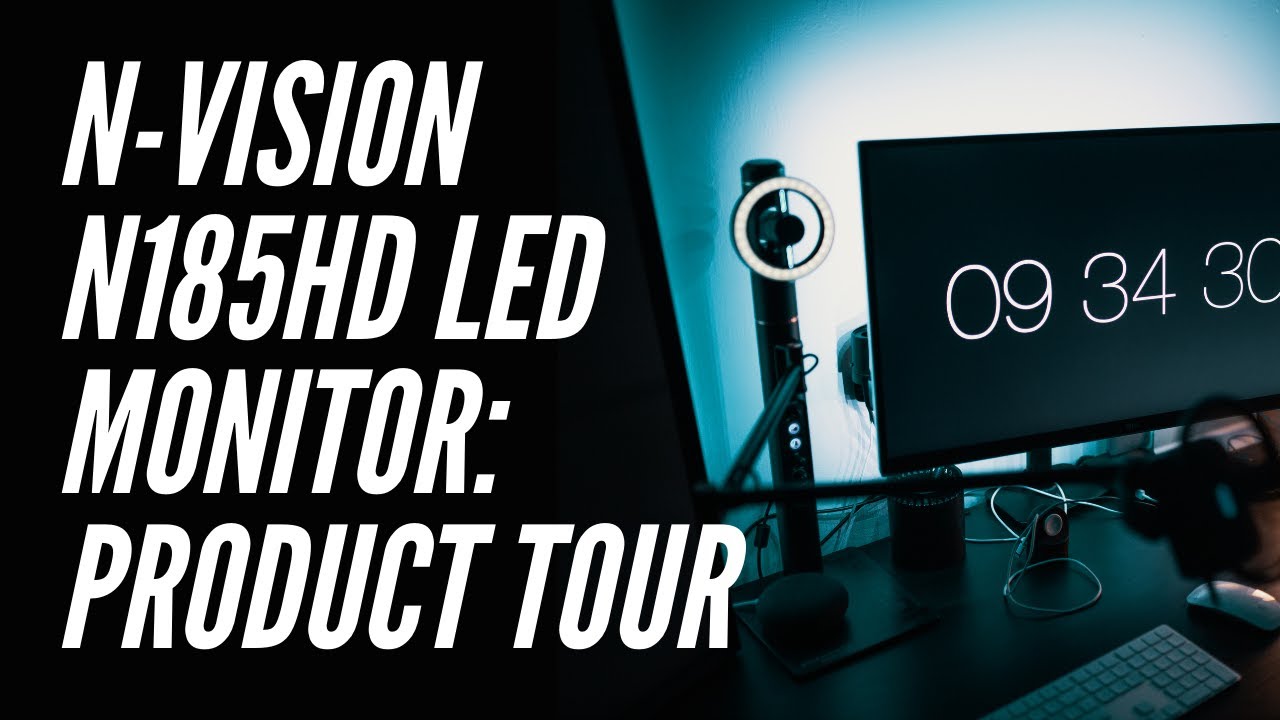N-Vision N185HD LED Monitor | Product Tour | Budget Monitor - YouTube