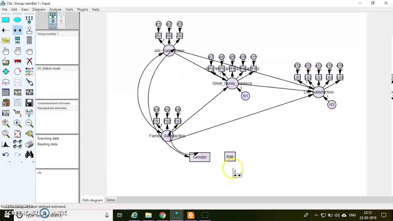 Structural Equation Modeling using AMOS - YouTube