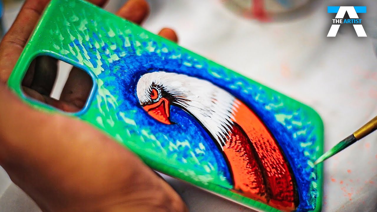 How to Make a Custom Mobile Cover | Mobile Cover DIY | The Artist - YouTube