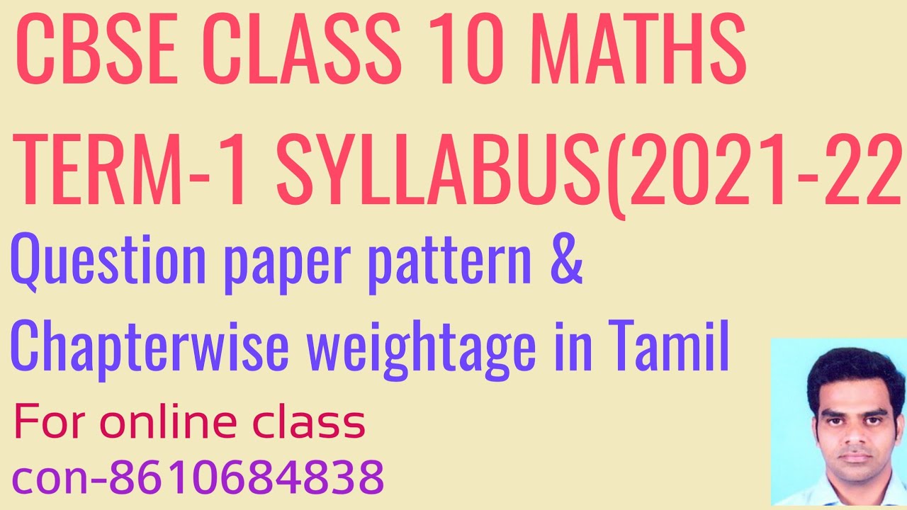 CBSE class 10 maths Reduced syllabus and Blueprint and weightage for ...
