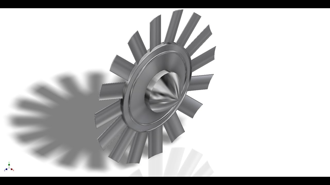 Crear aspas Herramienta Solevado Autodesk Inventor - YouTube