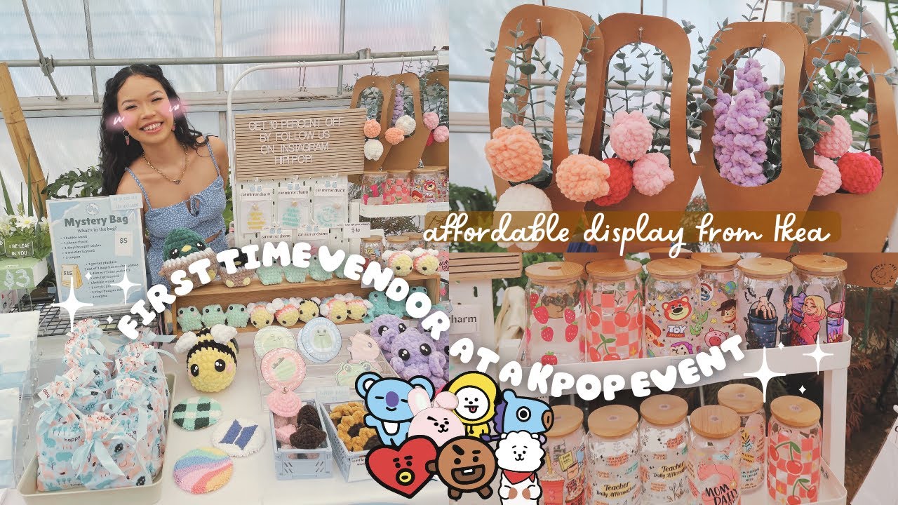My First Time Vendor at a Kpop Theme Market| I Found Affordable Display ...