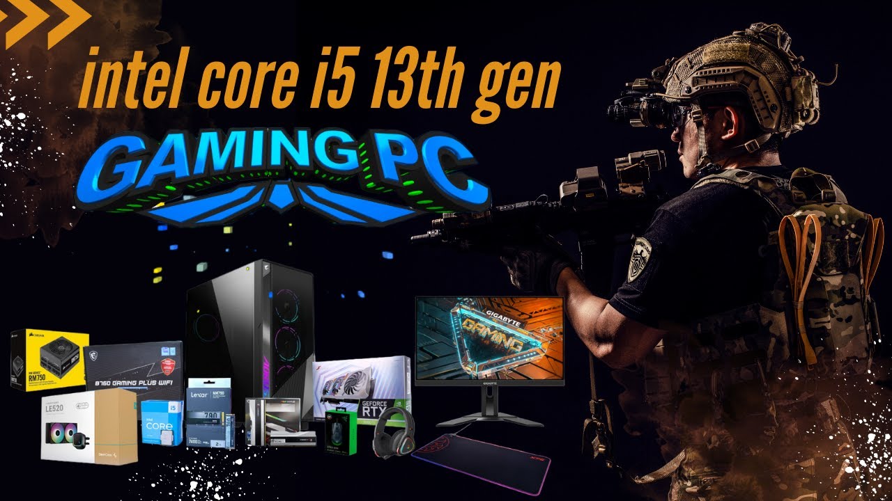 intel core i5 13th Gen Gaming PC Build - YouTube