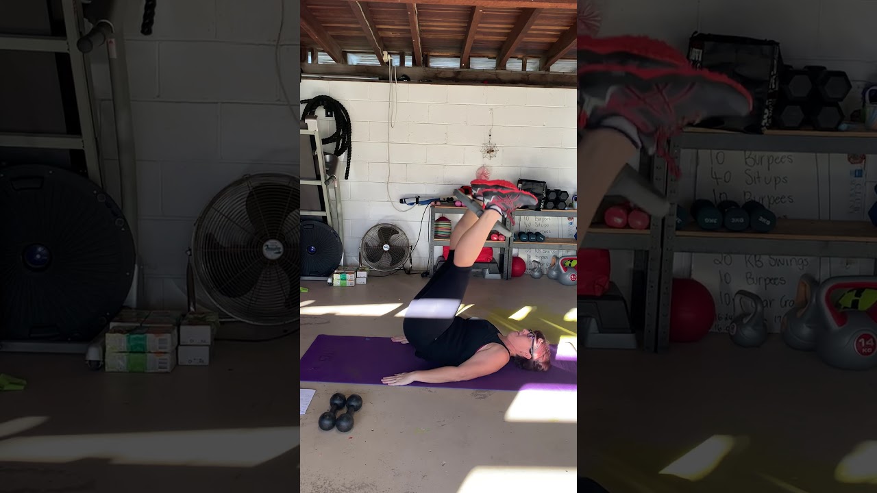 Pilates Ring Reverse Crunch - YouTube