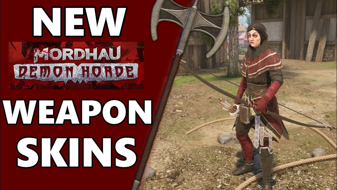 (DEMON HORDE) Weapon Skin Cosmetics | MORDHAU - YouTube