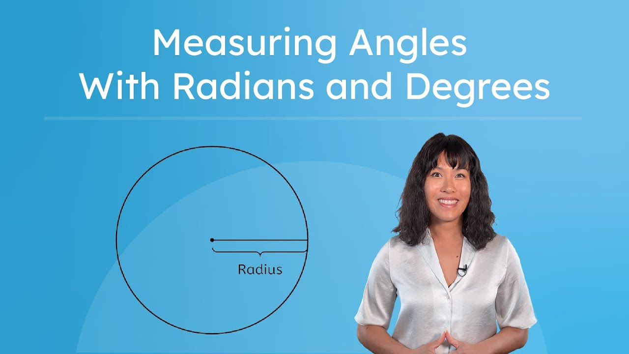 Measuring Angles With Radians and Degrees - How To Measure Angles - YouTube