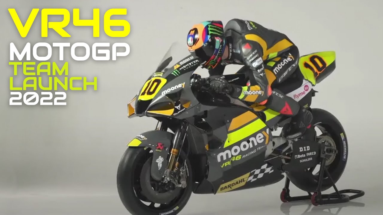 MotoGP 2022 - Mooney VR46 Racing Team Launch - YouTube