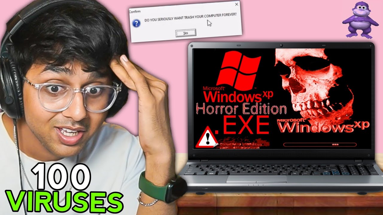 I Tried INSTALLING 101 Viruses on my PC - YouTube