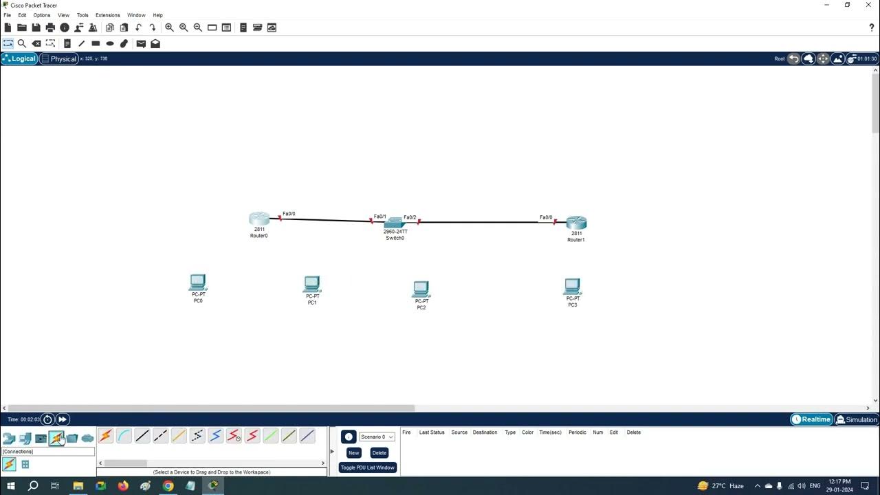 How to connect device in Packet Tracer? | CCNA | Networkforyou - YouTube