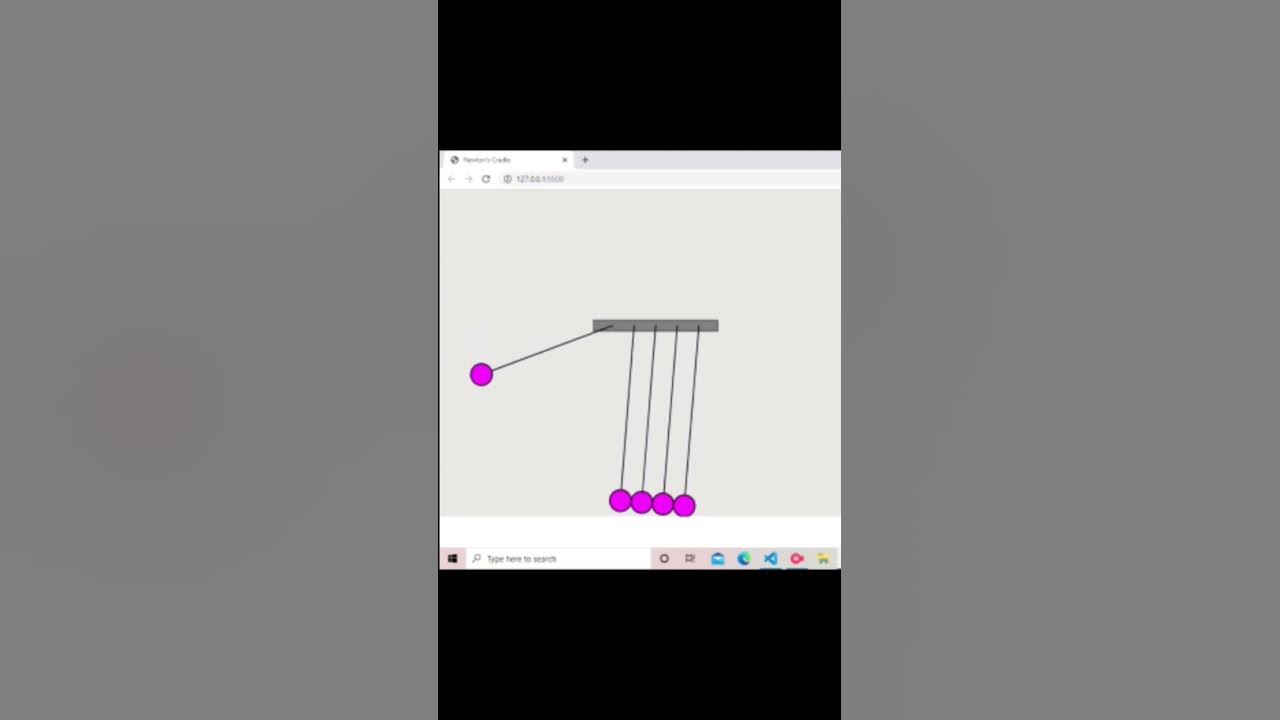 Creating Pendulum Using Javascript Javascript Programming Python Pendulam Desing Today