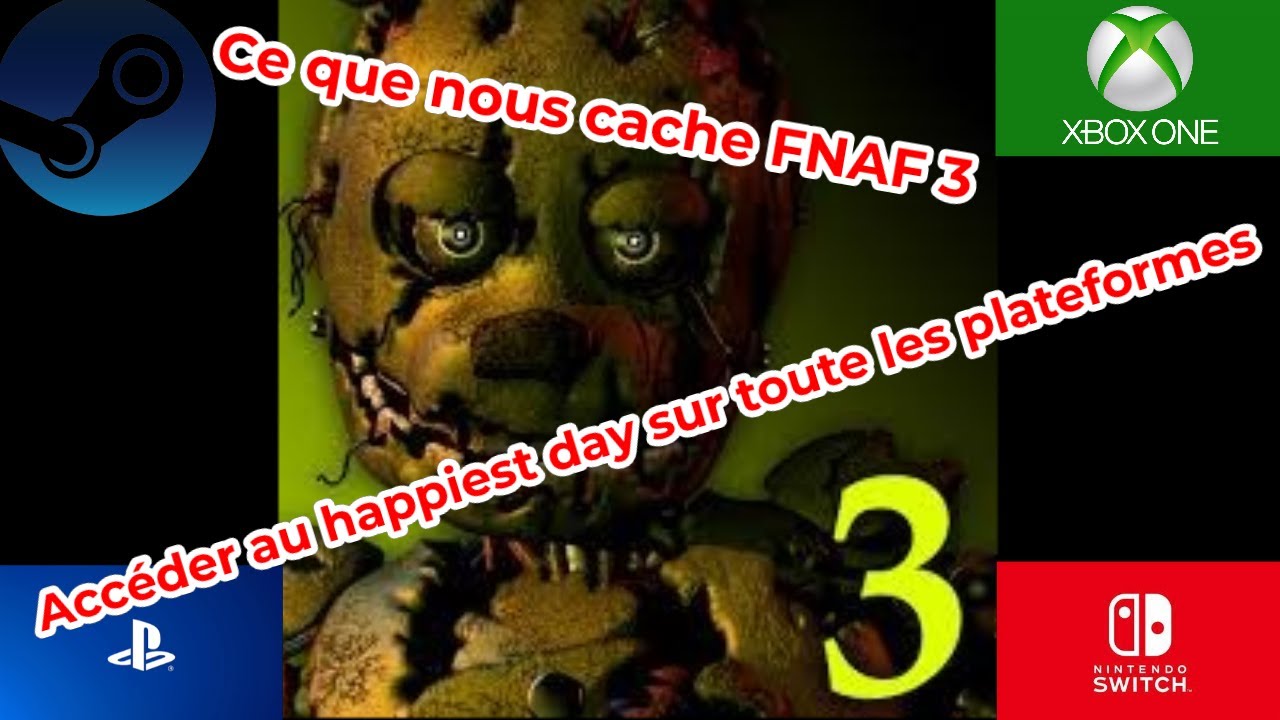 Tout les secrets de FNAF 3 - YouTube