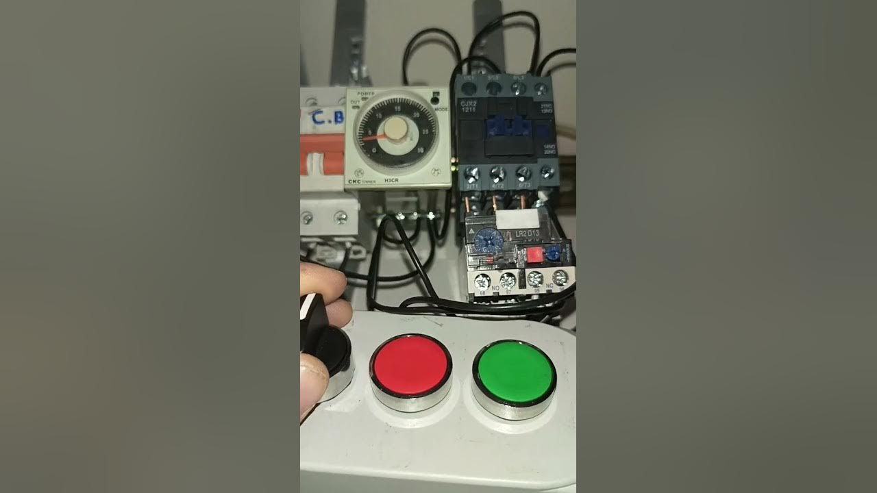 Manual/Automatic function with multifunction timer H3CR - YouTube