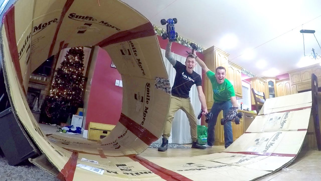 CRAZY INDOOR RC LOOP!! - YouTube