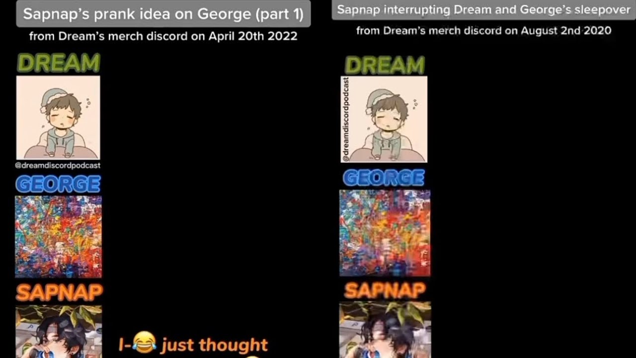 dream and George and sapnap discord part 2 - YouTube