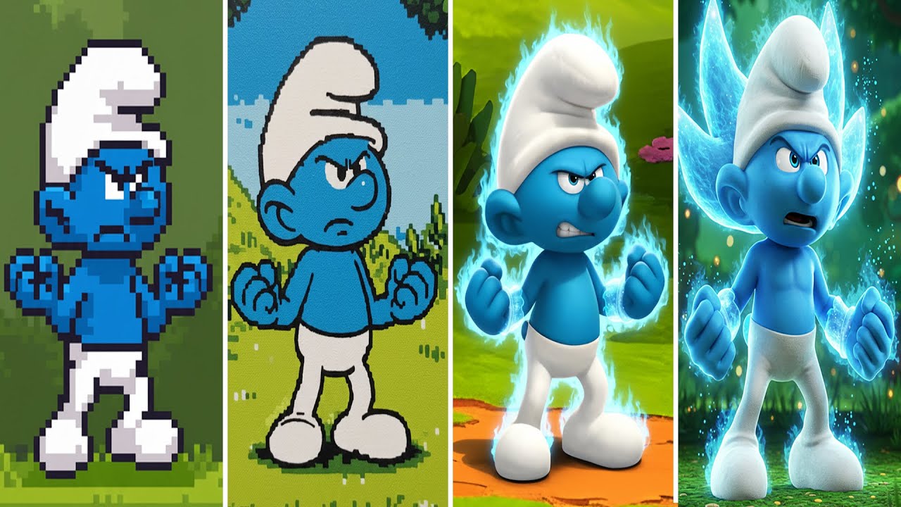 Evolution of The Smurfs Games (1982-2025) - YouTube