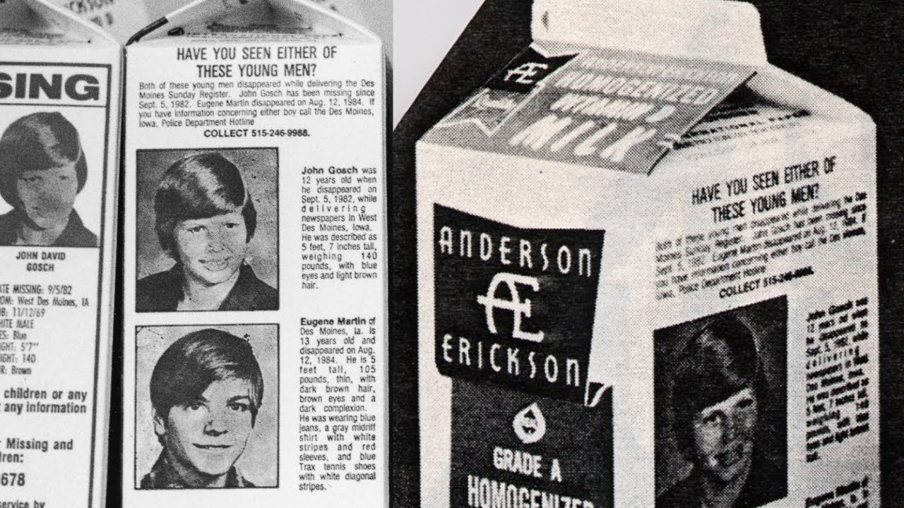 The Missing Children Milk Carton Program - YouTube