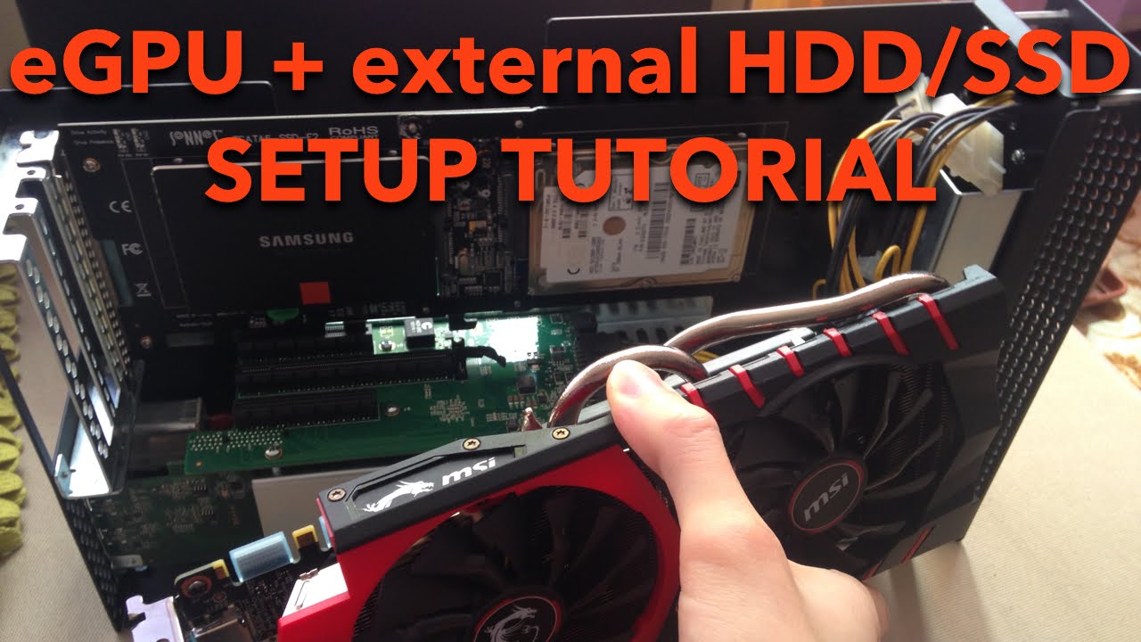 Thunderbolt eGPU PLUG & PLAY Tutorial - YouTube