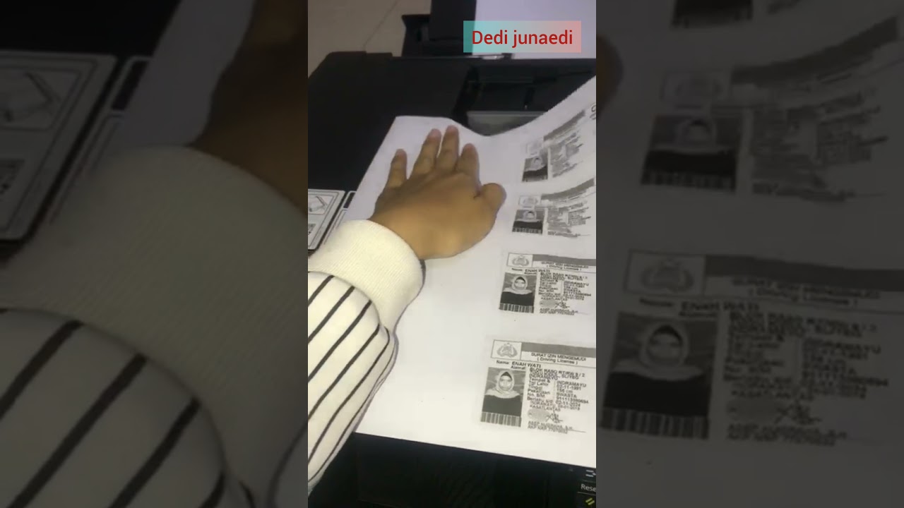 Cara copy KTP banyak dalam satu kertas epson L15150 - YouTube