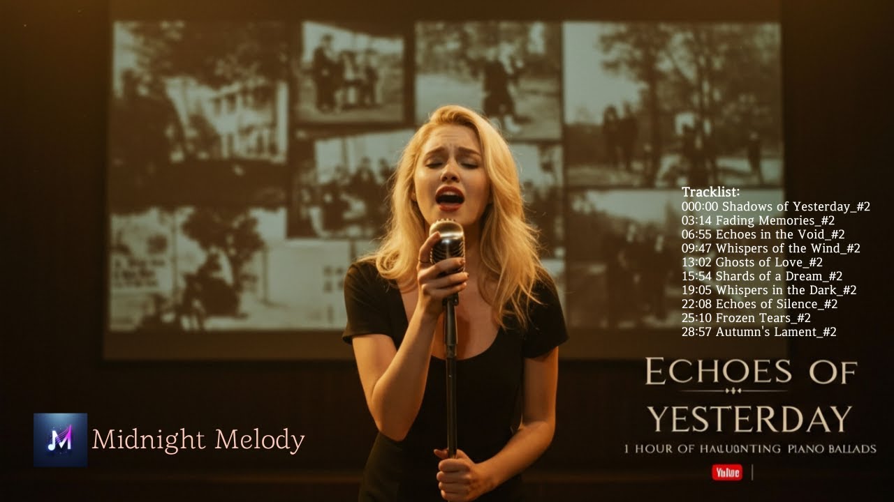 [Playlist] Echoes of Yesterday: 1 Hour of Haunting Piano Ballads | Emotional Female Vocals - YouTube