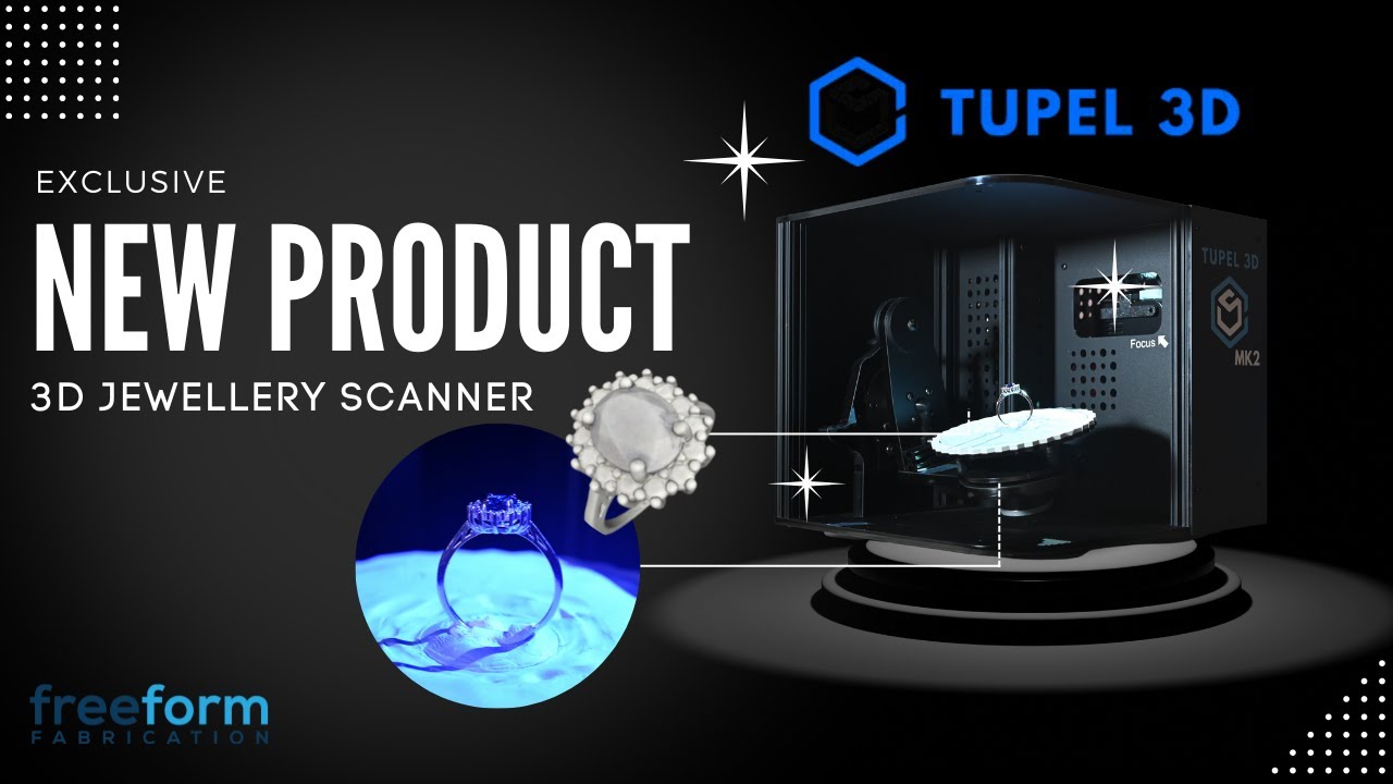 Tupel 3D MK 2 | The Brand-New Ultra-High-Precision 3D Scanner! - YouTube