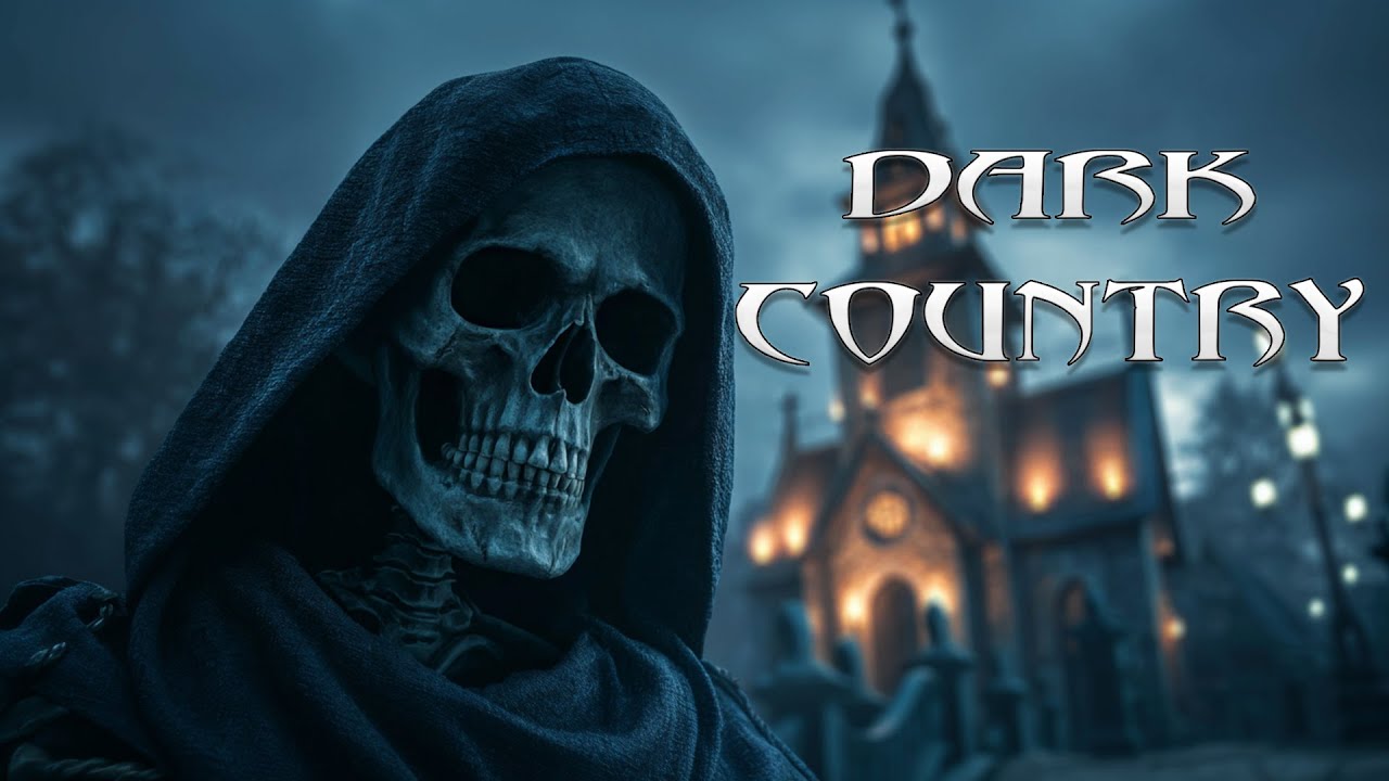 A Hooded Skeleton Beneath the Haunted Church (Dark Country Playlist by ...