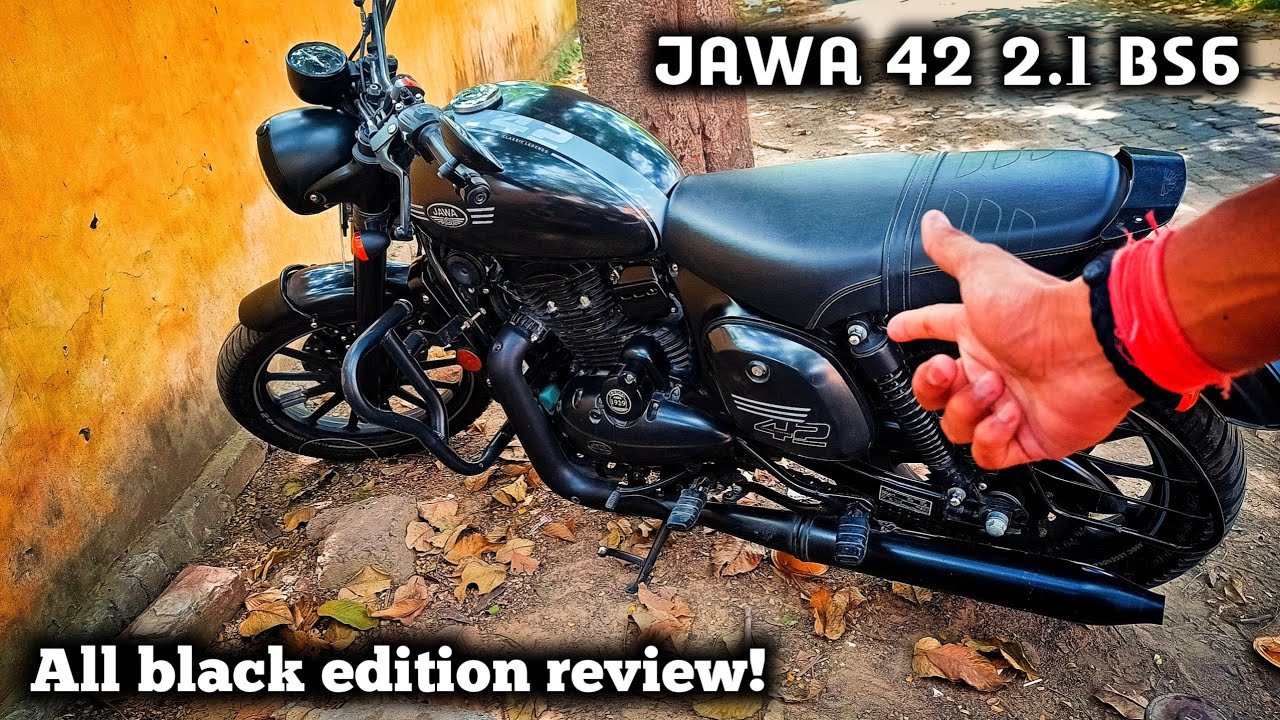 JAWA 42 2.1 BS6 ALL BLACK EDITION REVIEW - Jawa 2.1 detailed review in ...