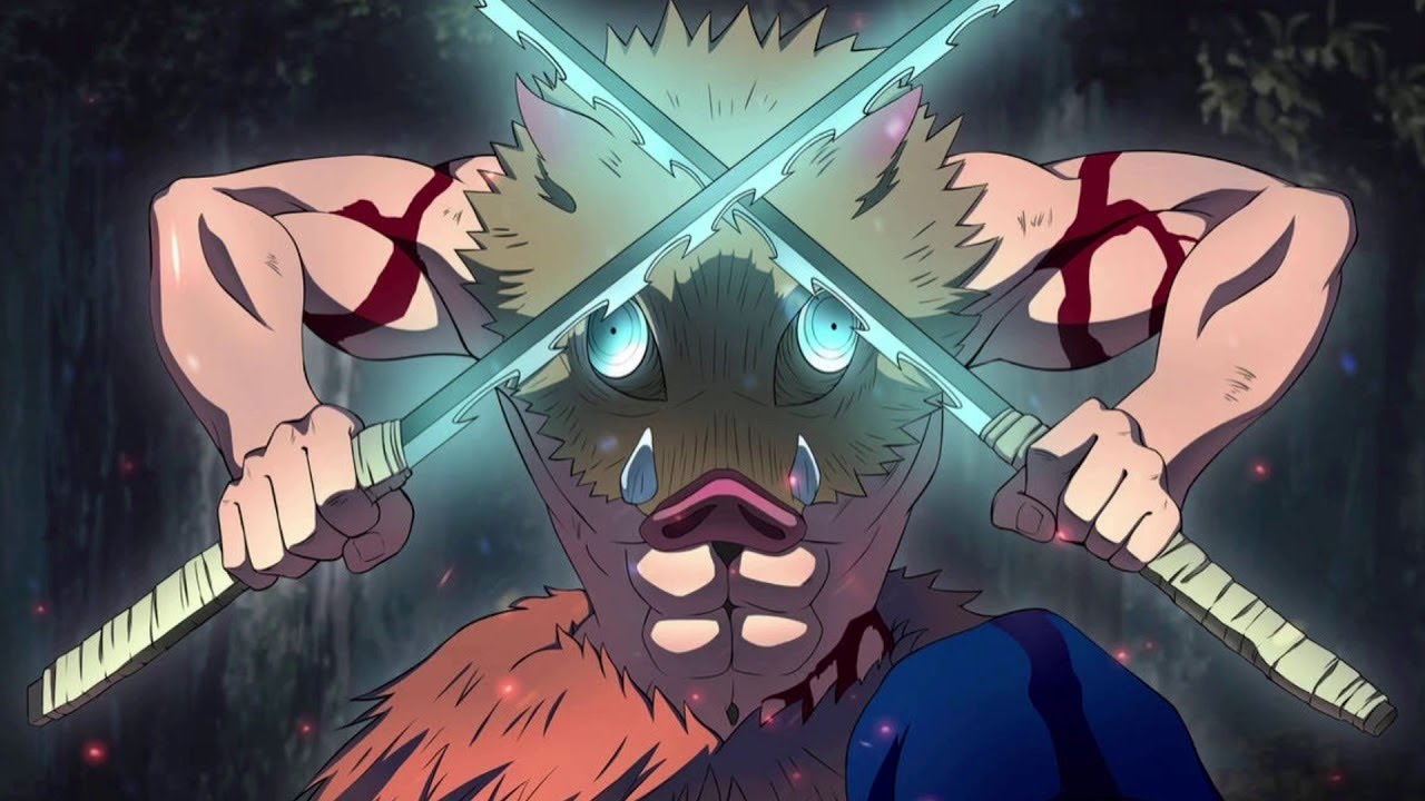 Inosuke vs Zenitsu Demons slayer AmV (animals) - YouTube