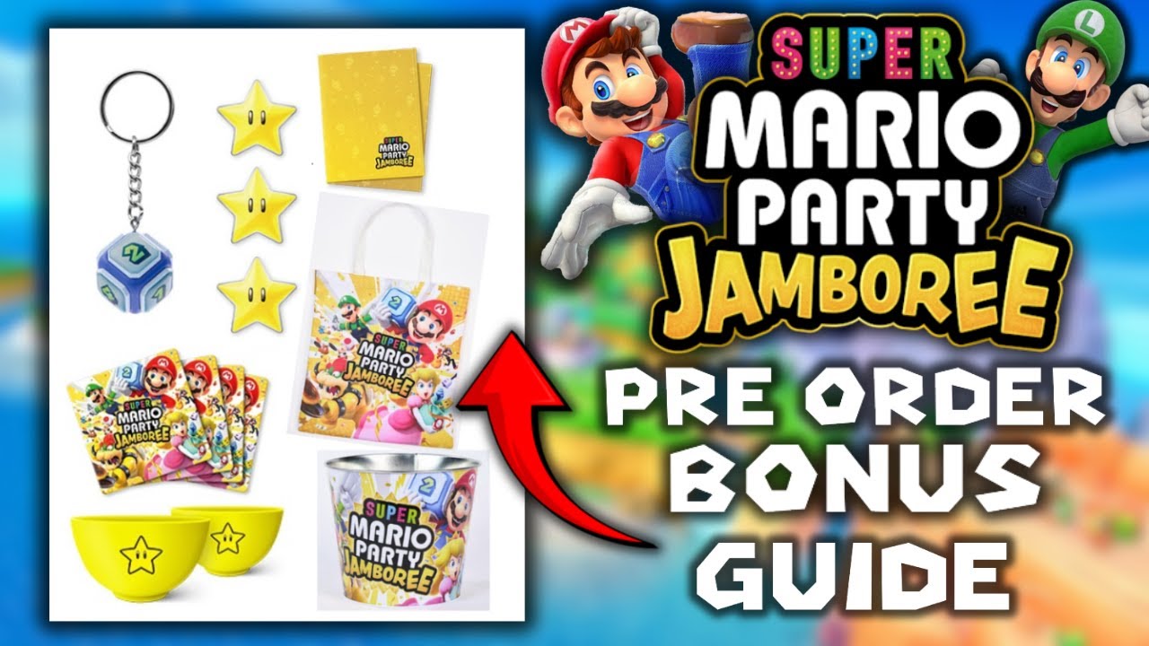 Every Pre Order Bonus For Super Mario Party Jamboree BUYERS GUIDE! Where Should You Buy It ...