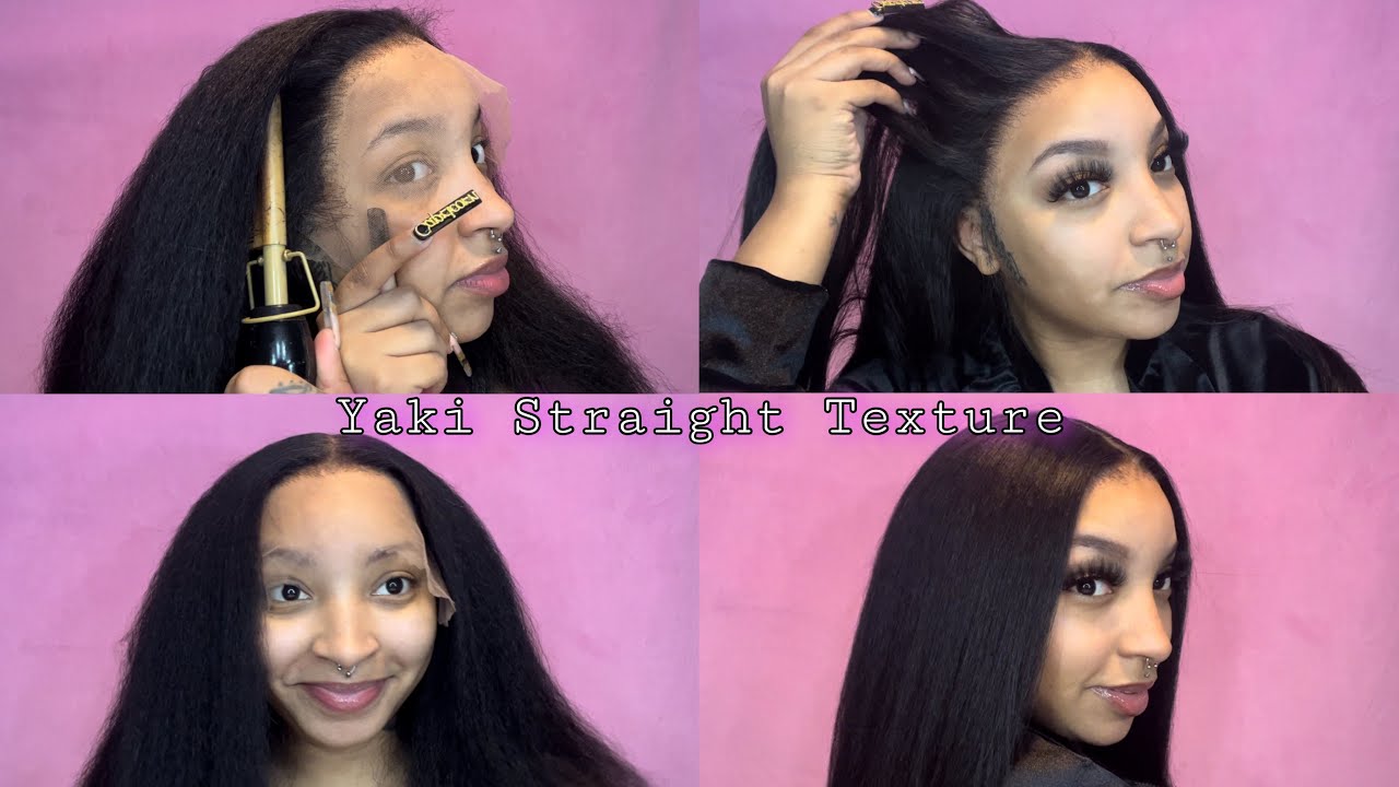 MY FAVORITE HAIR TEXTURE | Yaki Straight Textured Wig FT. Sunber Hair ...
