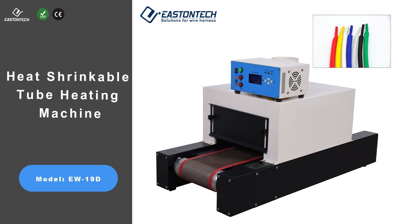 EW-19D Heat shrinkable tube heating machine - YouTube
