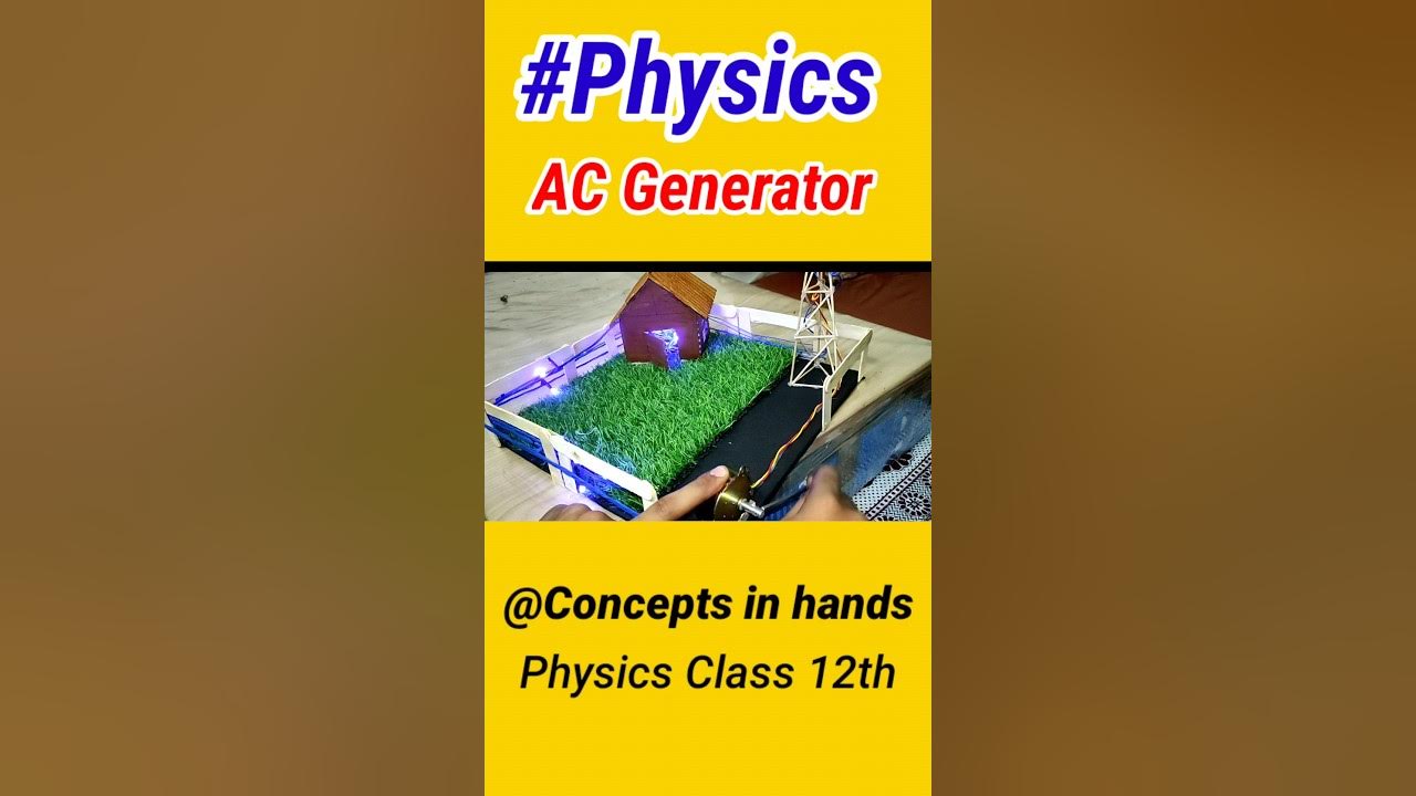 😯😮Ac Generator/Physics Project/Physics working model for class 12th # ...