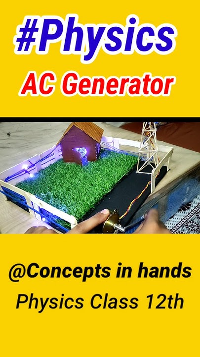 😯😮Ac Generator/Physics Project/Physics working model for class 12th # ...