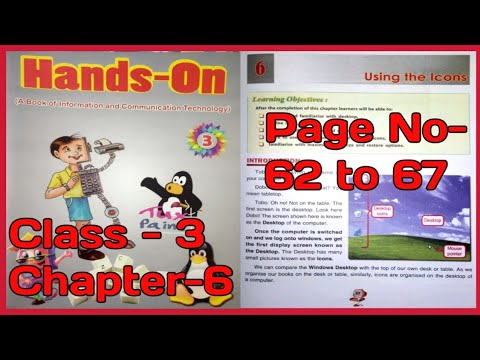 Using the icons Class-3 dav computer chapter-6 / dav class 3 computer ...