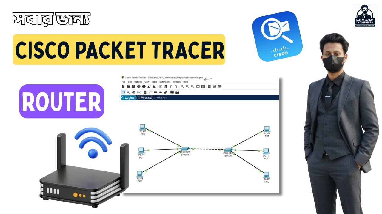Router (রাউটার) Explained (Part 5) | How a Router Works in Cisco Packet ...