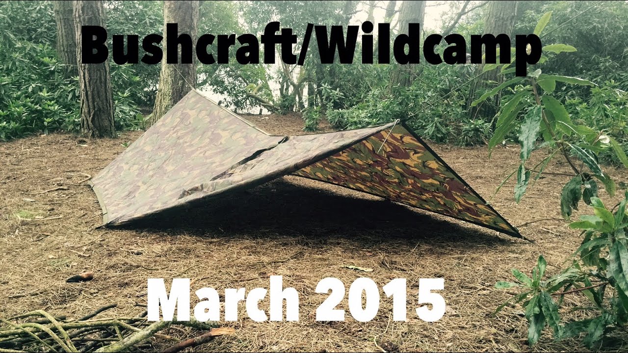 Wildcamp / Bushcraft Overnighter - British Army DPM and MTP Basha's ...