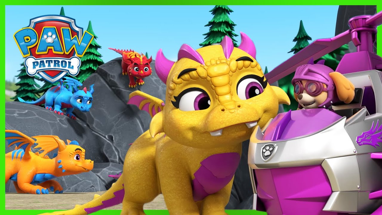 Rescue Knights, Baby Dragons and MORE 🏰| PAW Patrol | Cartoons for Kids ...