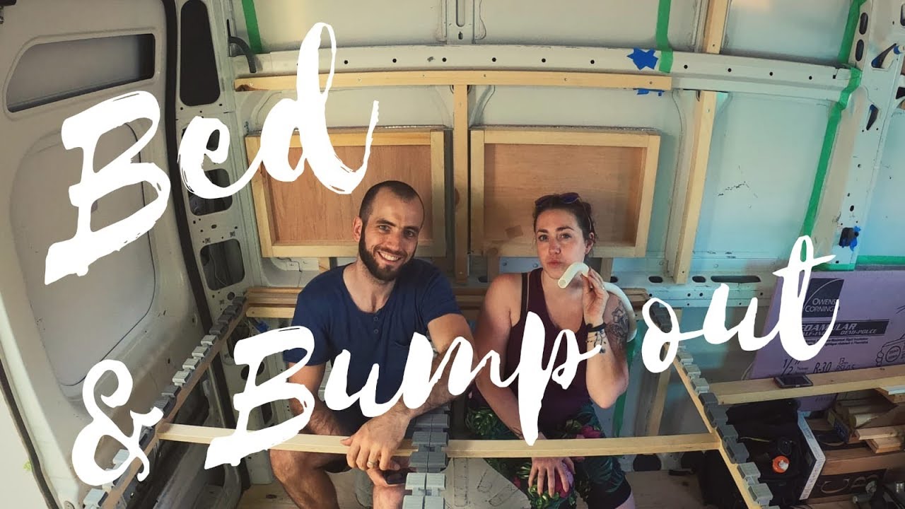 BED AND BUMP-OUTS - Extending our sleeping area - Promaster Van Build ...