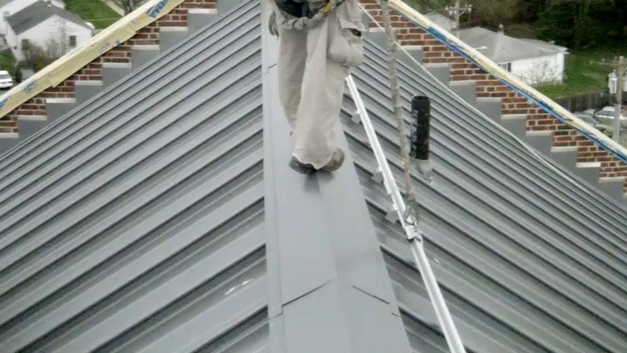 DBI-SALA UniRail Rooftop Fall Protection - YouTube
