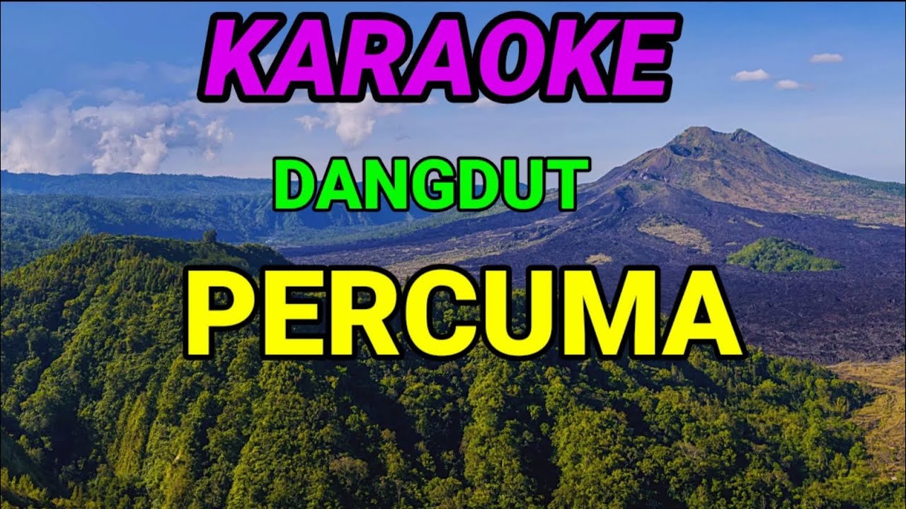 karaoke dangdut percuma/lirik tanpa vocal - YouTube