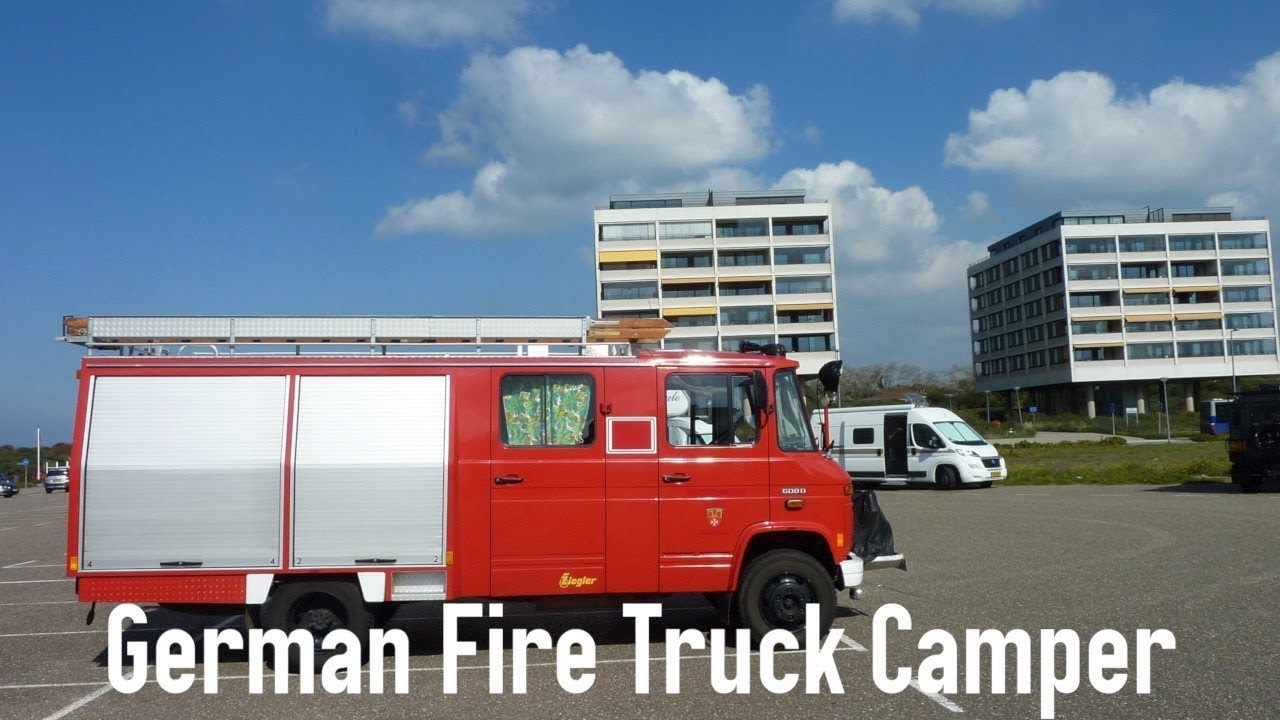 Collecting the German Fire Truck Camper Van Project | Mercedes 608D ...