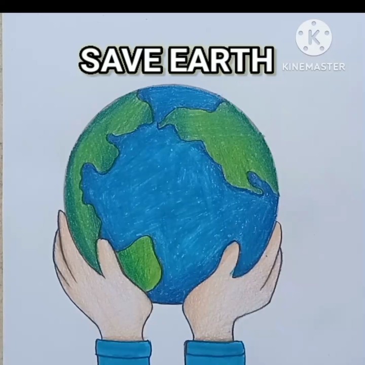 save earth 🌎 drawing #shorts #saveearth #saveearthdrawing #earth #nature #pencildrawing #drawing ...