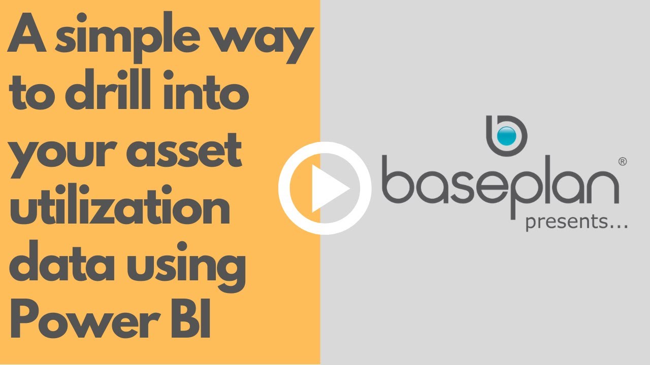 A simple way to drill into asset utilization data using Power BI - YouTube