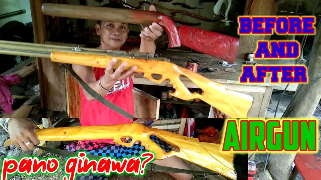 HOW TO MAKE HANDLE OF AIRGUN/ KULATA #Tophertv - YouTube