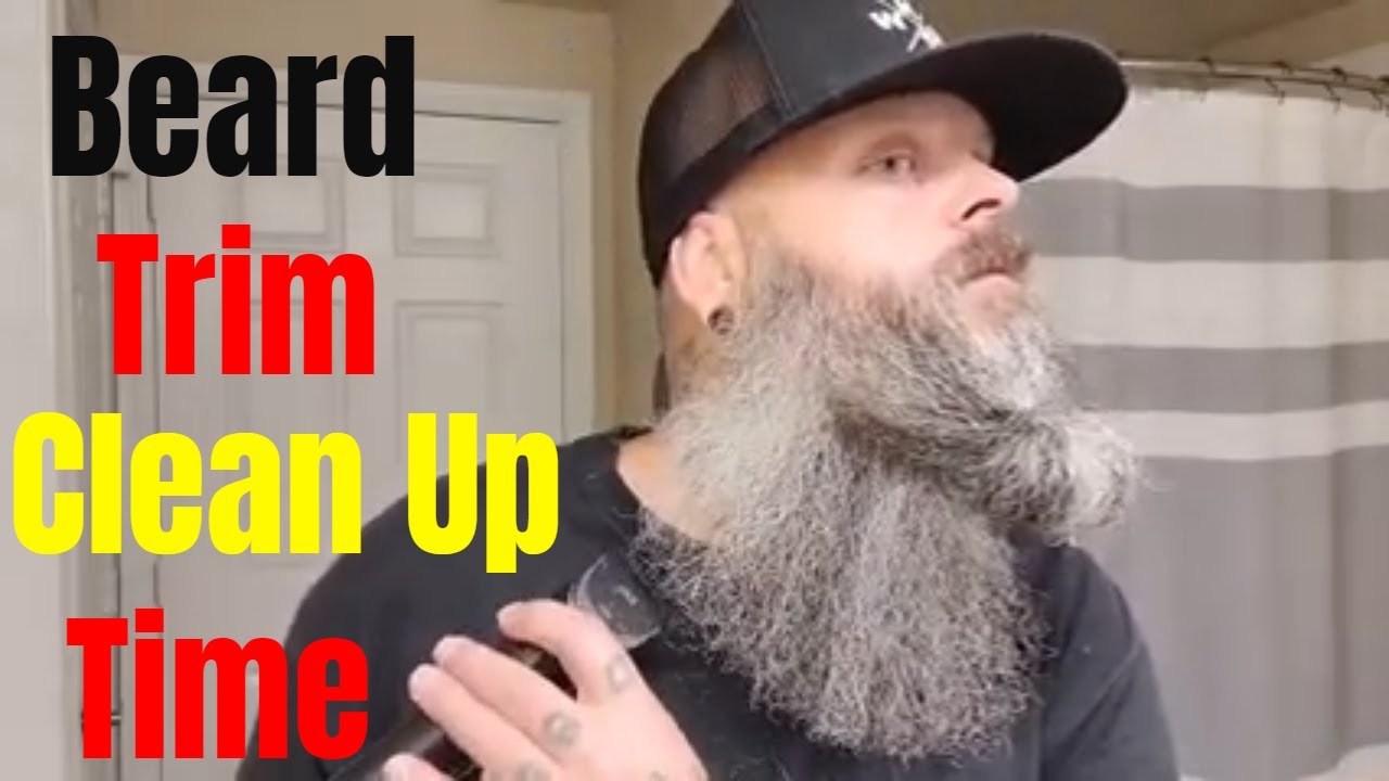 Beard Clean Up Trim | How I Clean Up My Beard - YouTube