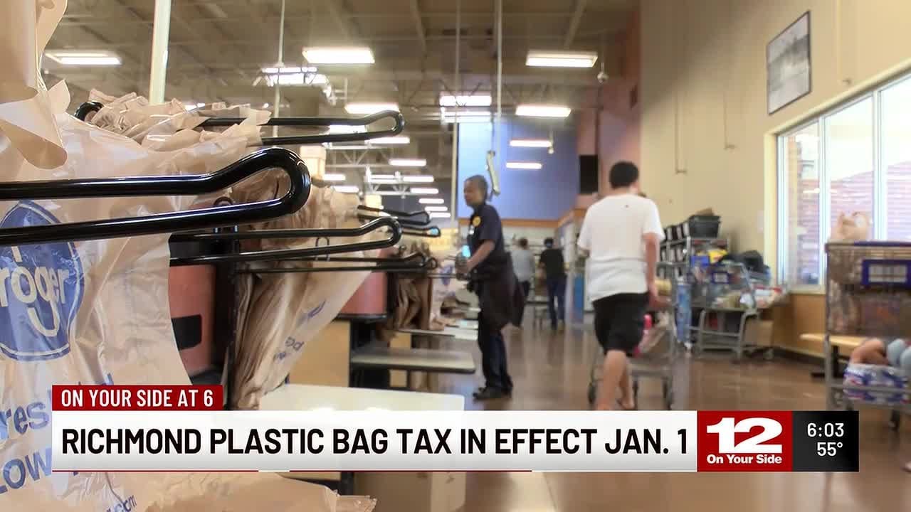 Plastic bag fee starts Jan. 1 in Richmond - YouTube