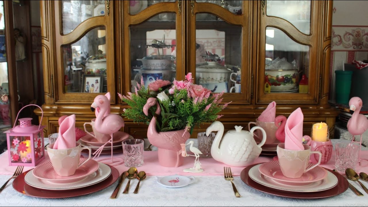 Flamingo Tablescape 2023 - YouTube