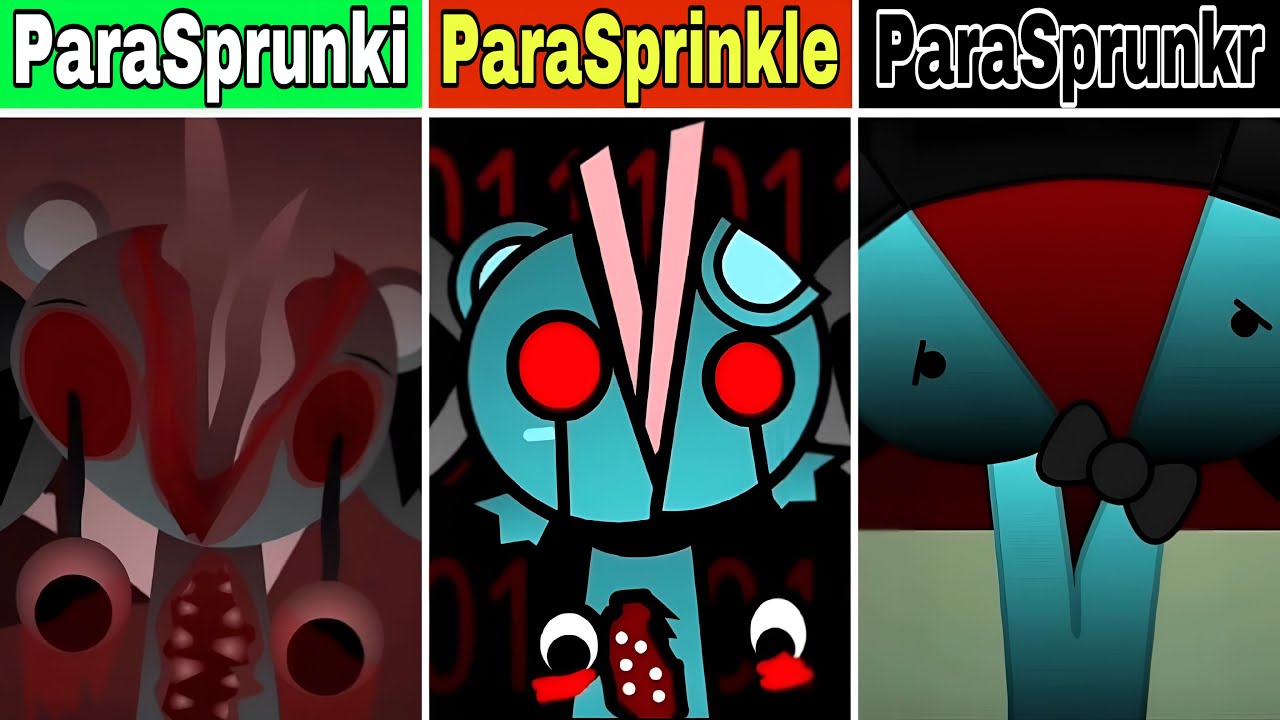 Incredibox ParaSprunki VS ParaSprinkle VS ParaSprunkr - YouTube