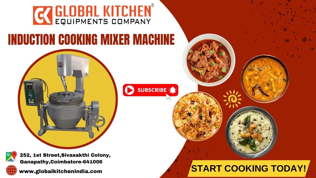 Coconut Burfi Making In Cooking Mixer Machine By-GLOBAL KITCHEN ...